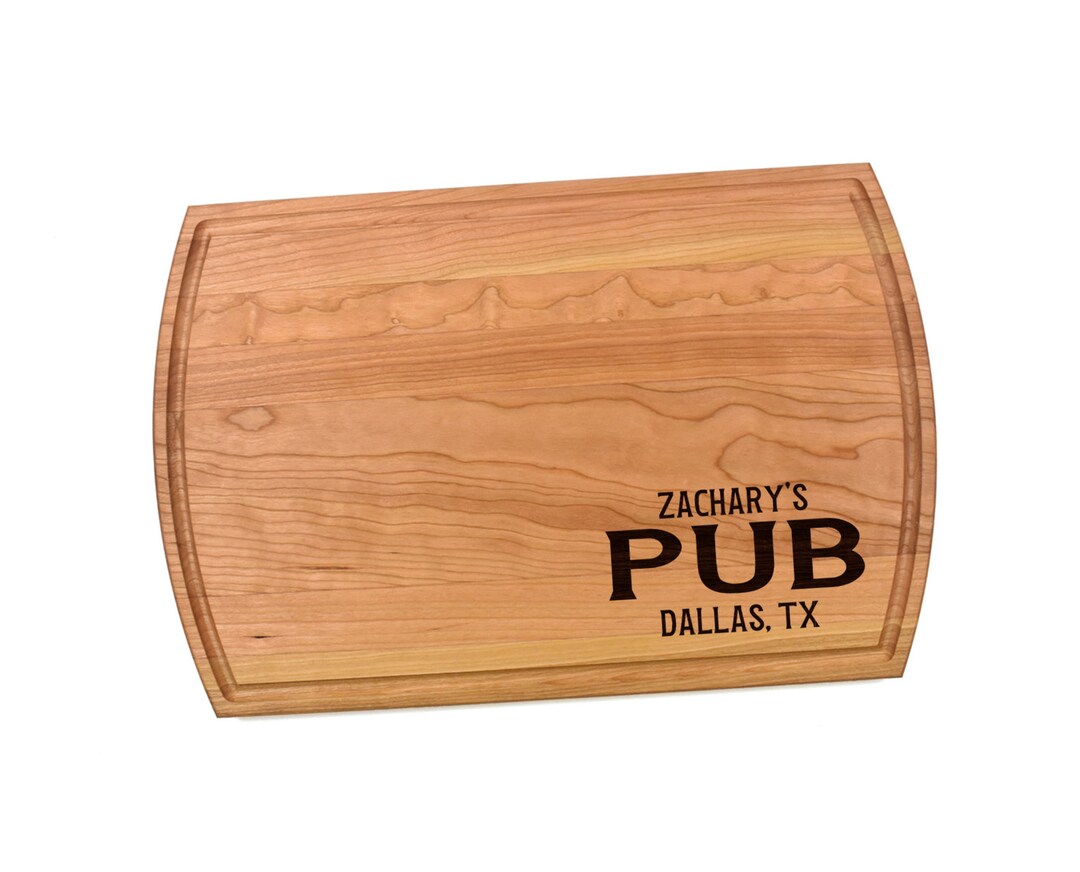 Personalized Pub Cutting Board | Bar Tavern Club Charcuterie Board ...