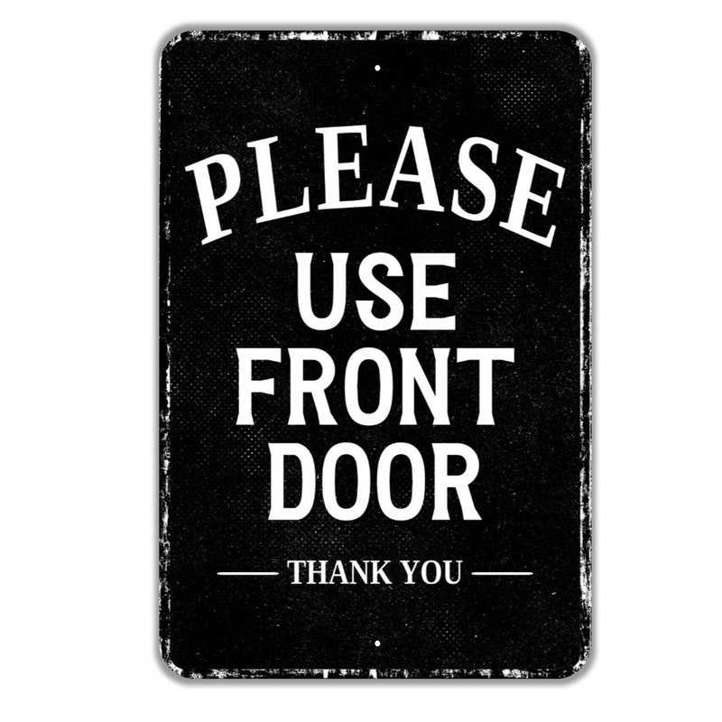 Please Use This Door Sign - Etsy