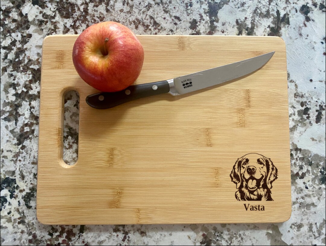 Golden Retriever Cutting Board | Dog Breed Charcuterie Board | Custom ...