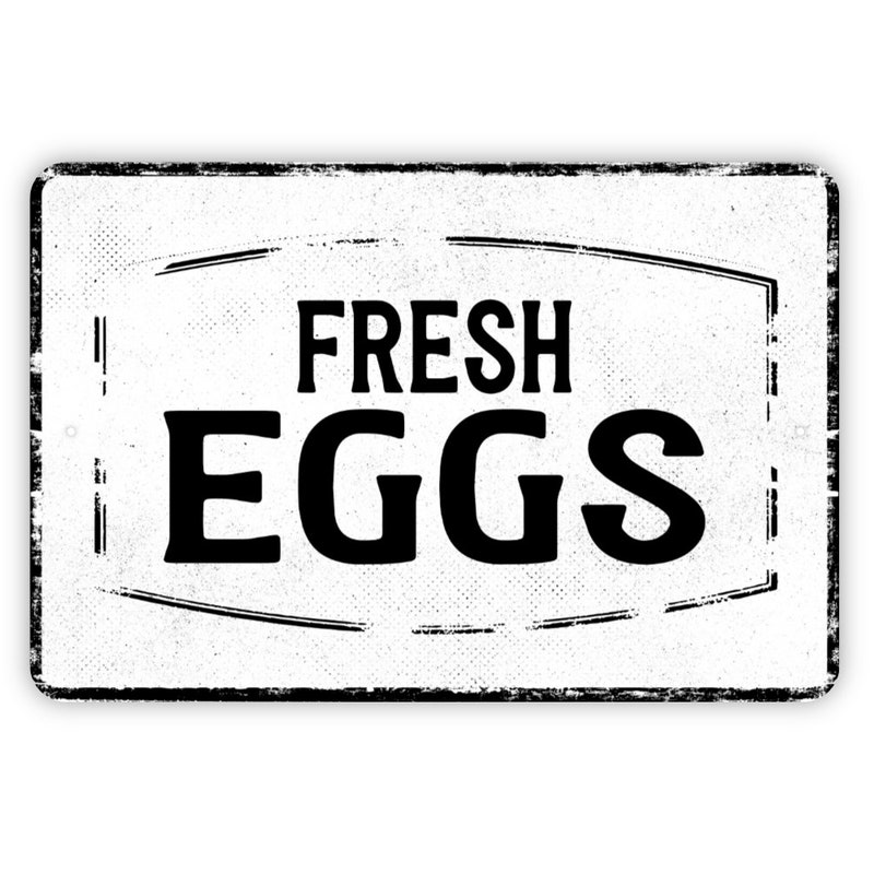 Fresh Eggs Sign - Etsy