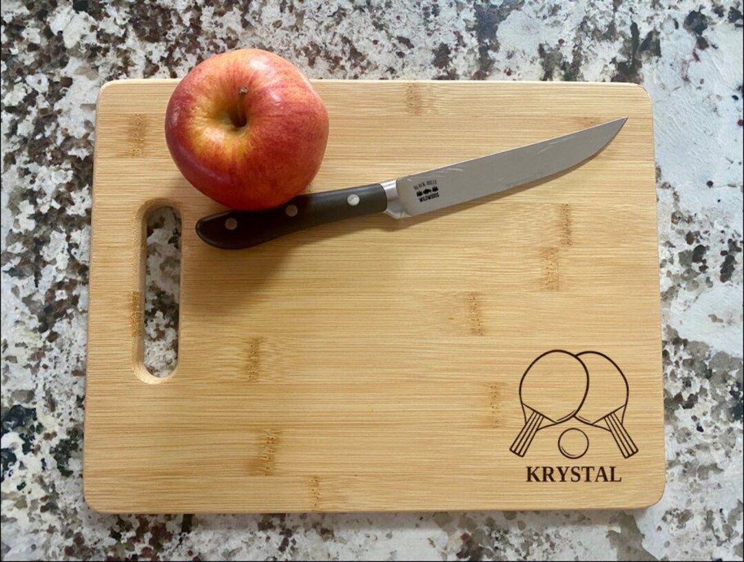 Ping Pong Cutting Board | Table Tennis Charcuterie Board | Custom ...