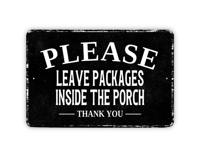 Please Leave Door Open Thank You Sign Indoor or Outdoor Metal Wall Art ...
