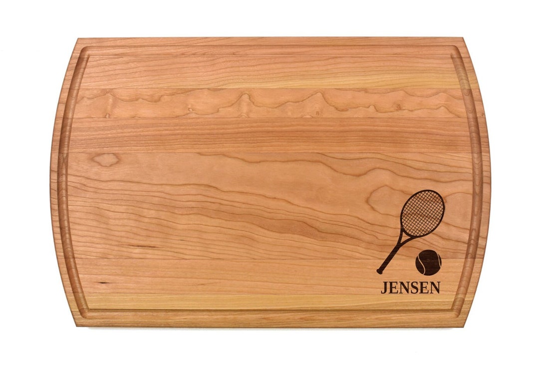 Tennis Cutting Board | Racket Charcuterie Board | Custom Serving Tray ...