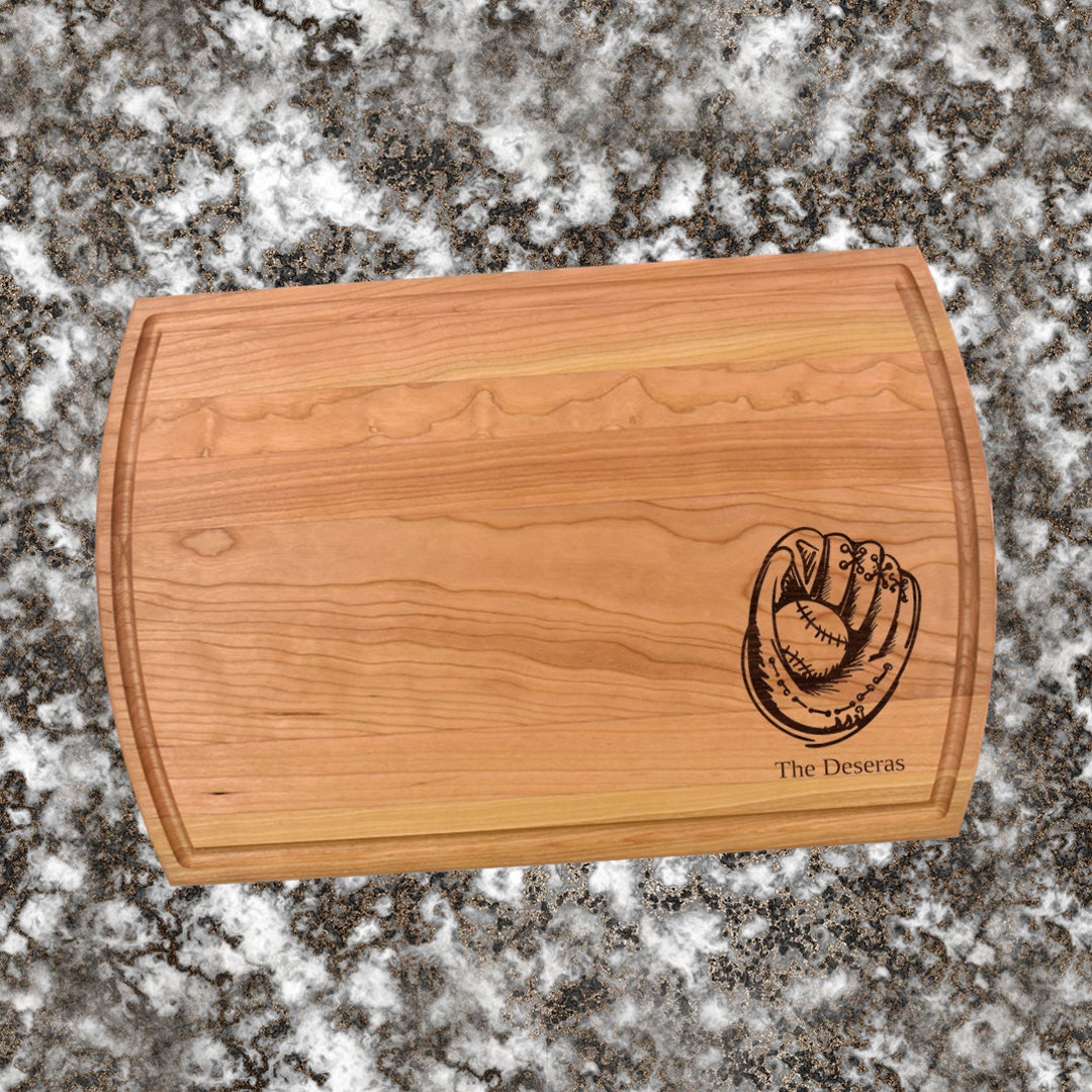 Baseball Glove Cutting Board | Sports Charcuterie Board | Custom ...