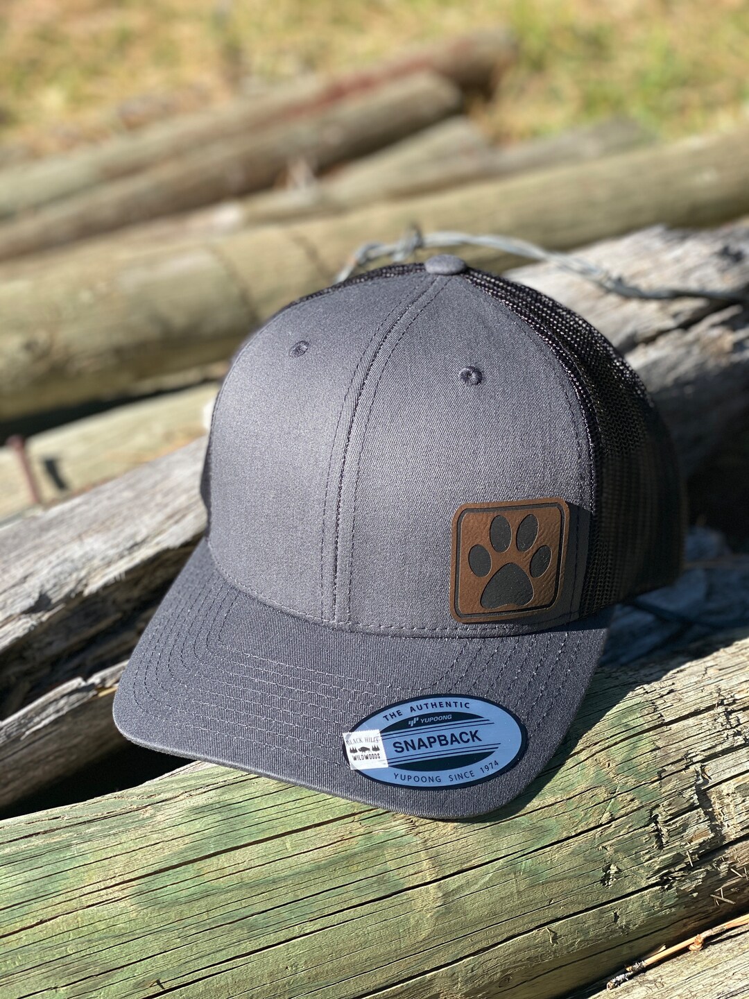 Paw Print Hat, Dog Lover Hat, Pup Puppy K9 Hat, Animal Pet Hat ...
