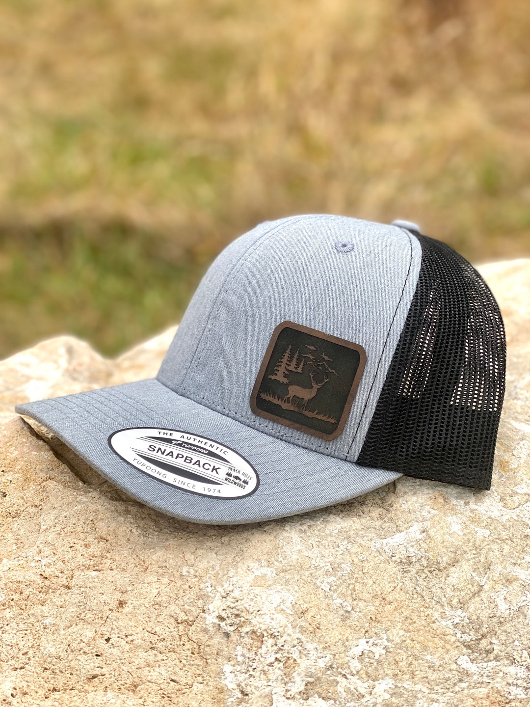 Buck Forest Scene Hat Deer Mountains Forest Hunting Hat - Etsy