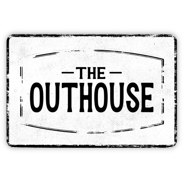 Outhouse Door Sign - Etsy