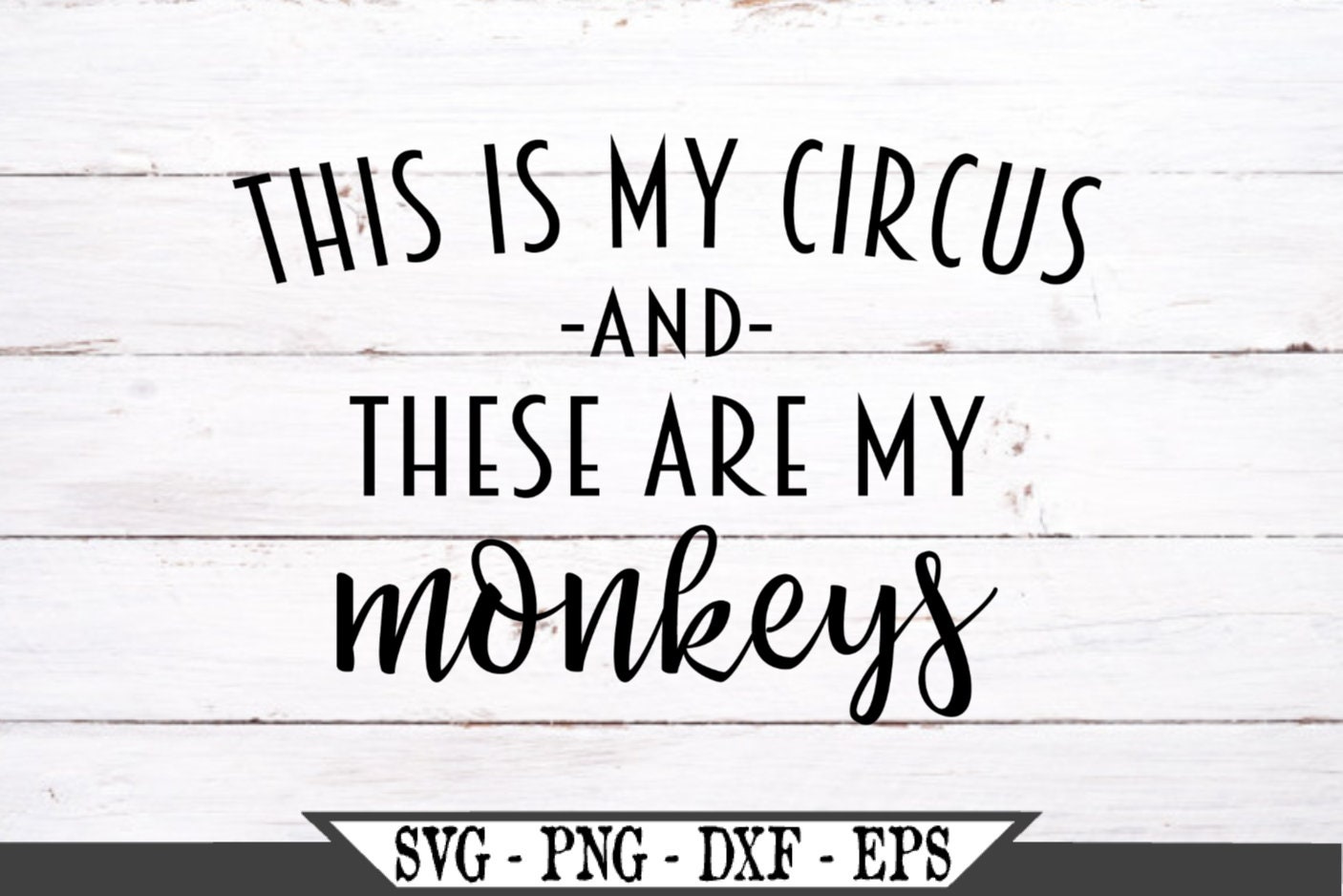 This Is My Circus And These Are My Monkeys SVG Funny Teacher | Etsy