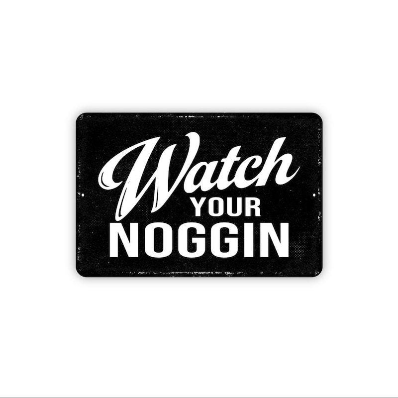 Watch Your Head Sign - Etsy