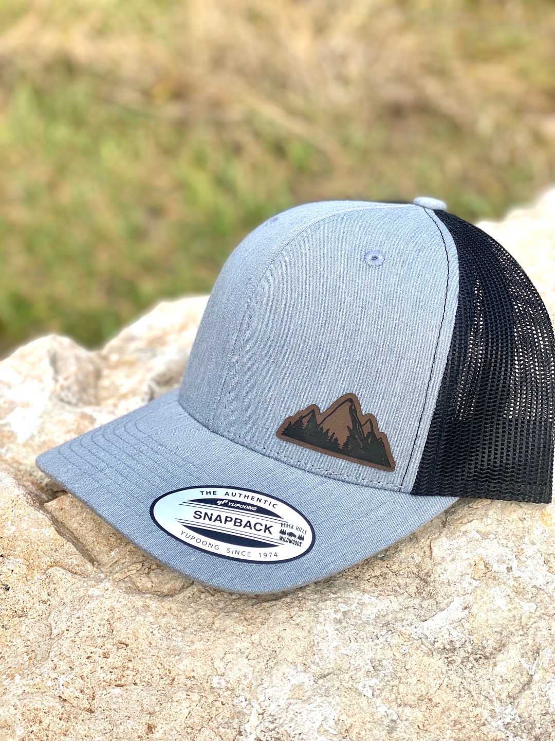 Mountain Peaks Hat, Rock Climber Hat, Outdoorsman Hat, Snapback Trucker ...