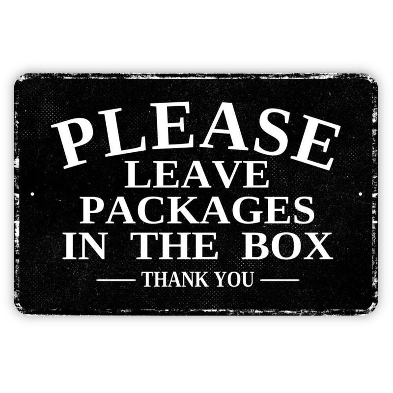 Personalized Package Delivery Signs - Etsy
