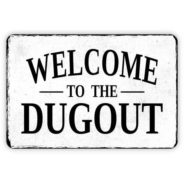 Baseball Dugout Sign - Etsy