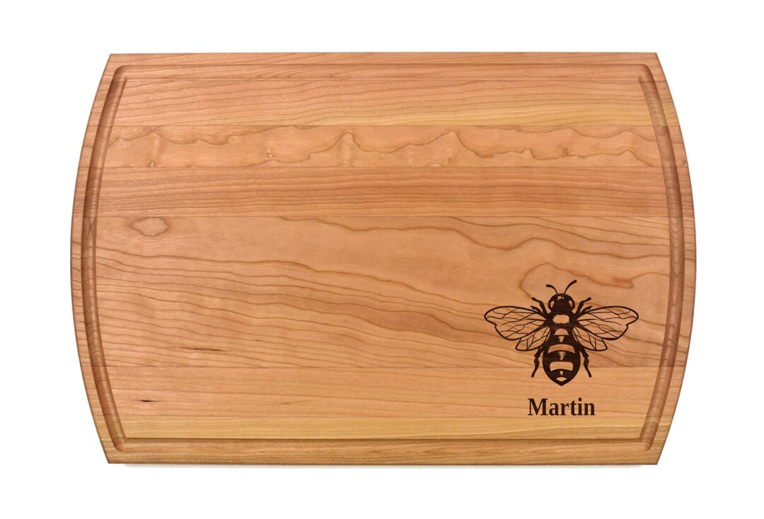 Bee Cutting Board Honey Bee Charcuterie Board Custom Serving Tray ...