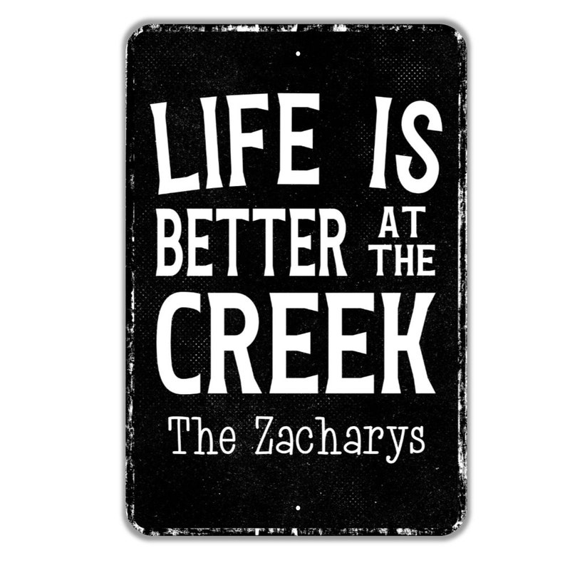 Creek Sign - Etsy