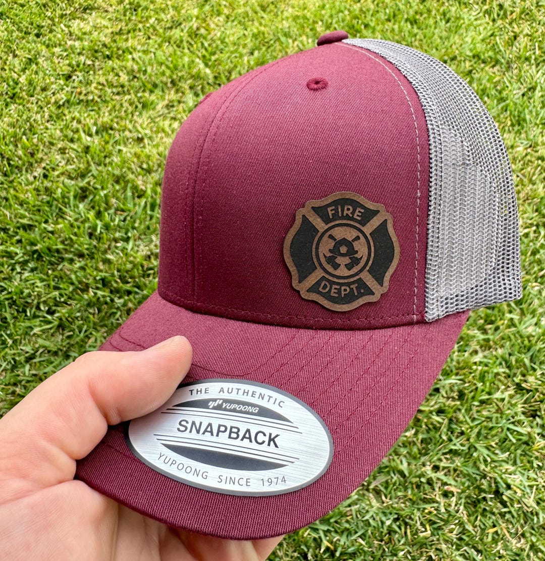 Fireman Fire Department Hat, Firefighter Badge Hat, First Responder Hat ...