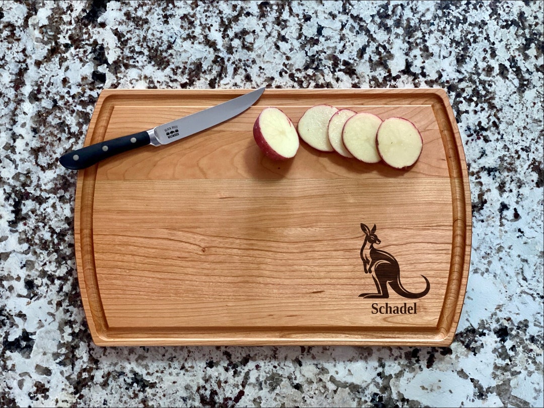 Kangaroo Cutting Board | Kangaroo Charcuterie Board | Custom Serving ...