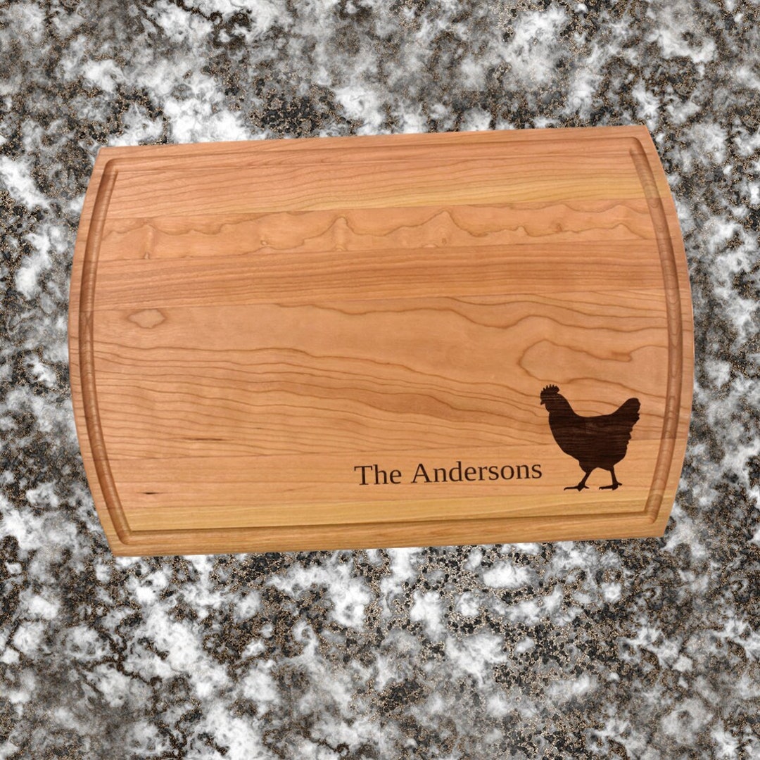 Chicken Cutting Board | Farm Charcuterie Board | Farmer Custom Serving ...