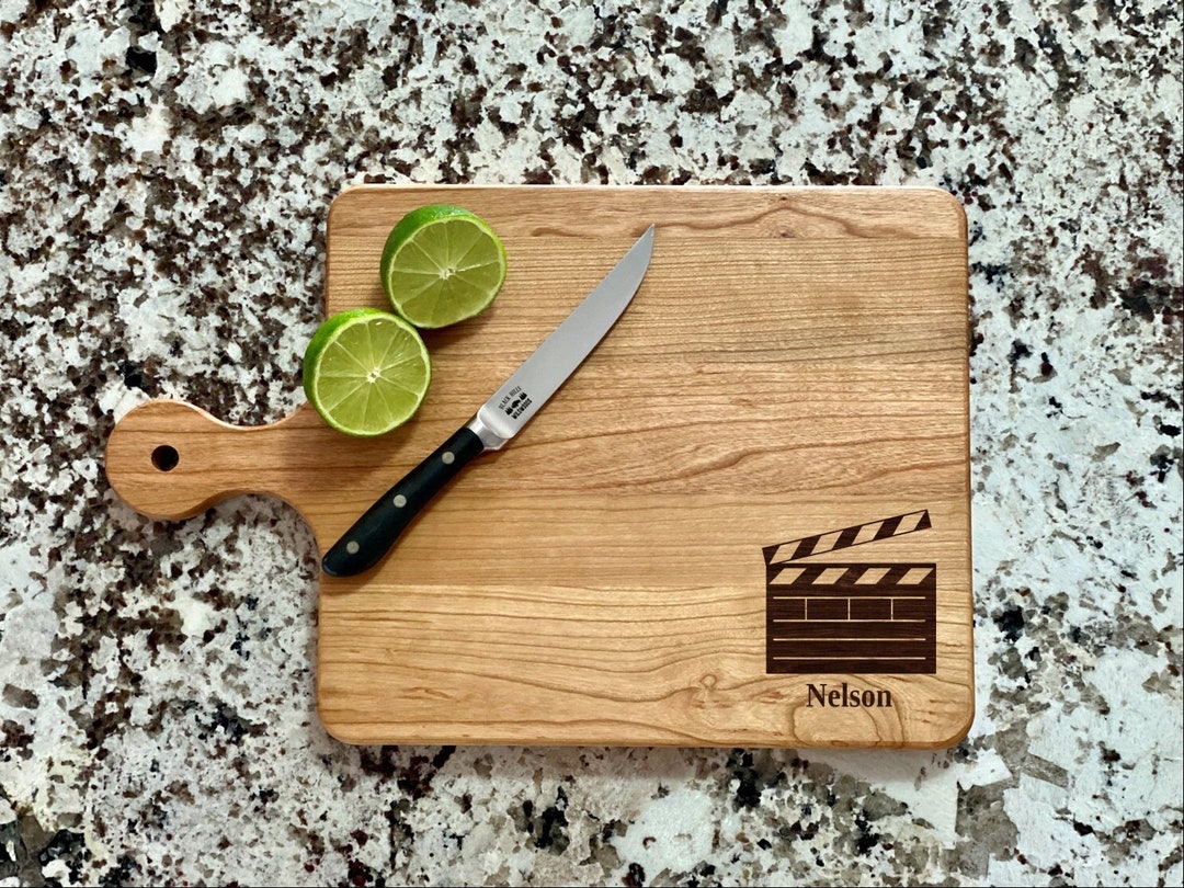 Production Clapper Movie TV Film Cutting Board | Clapper Charcuterie ...