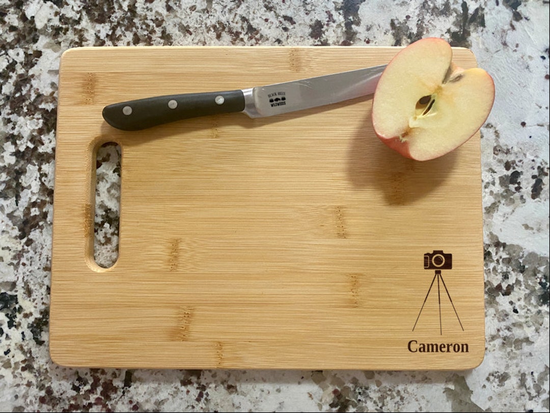 Camera Cutting Board | Cameraman Charcuterie Board | Custom Serving ...
