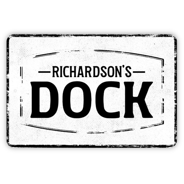 Dock Sign - Etsy