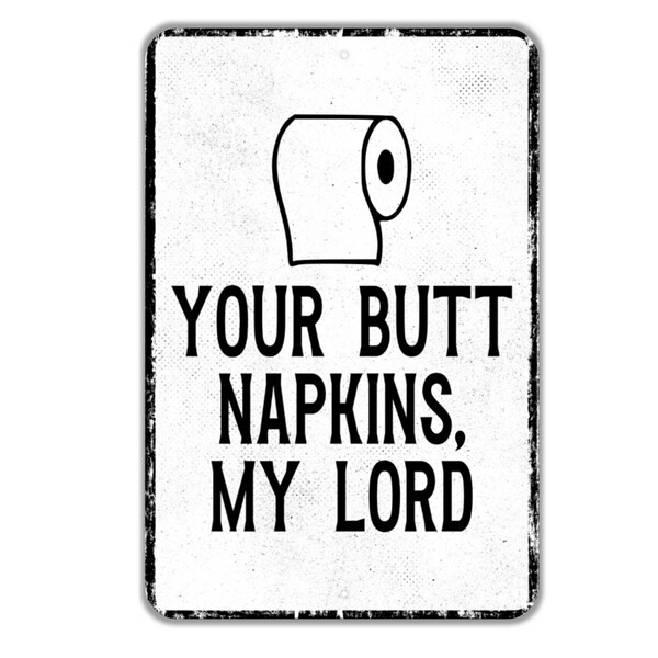 Your Butt Napkin My Lord - Etsy