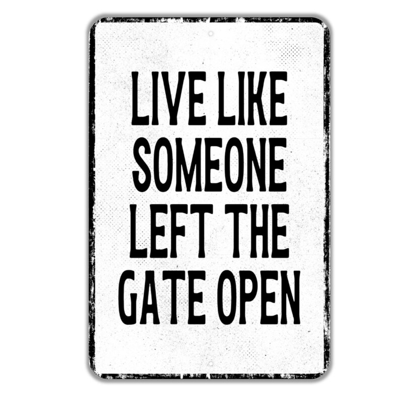 Left the Gate Open - Etsy