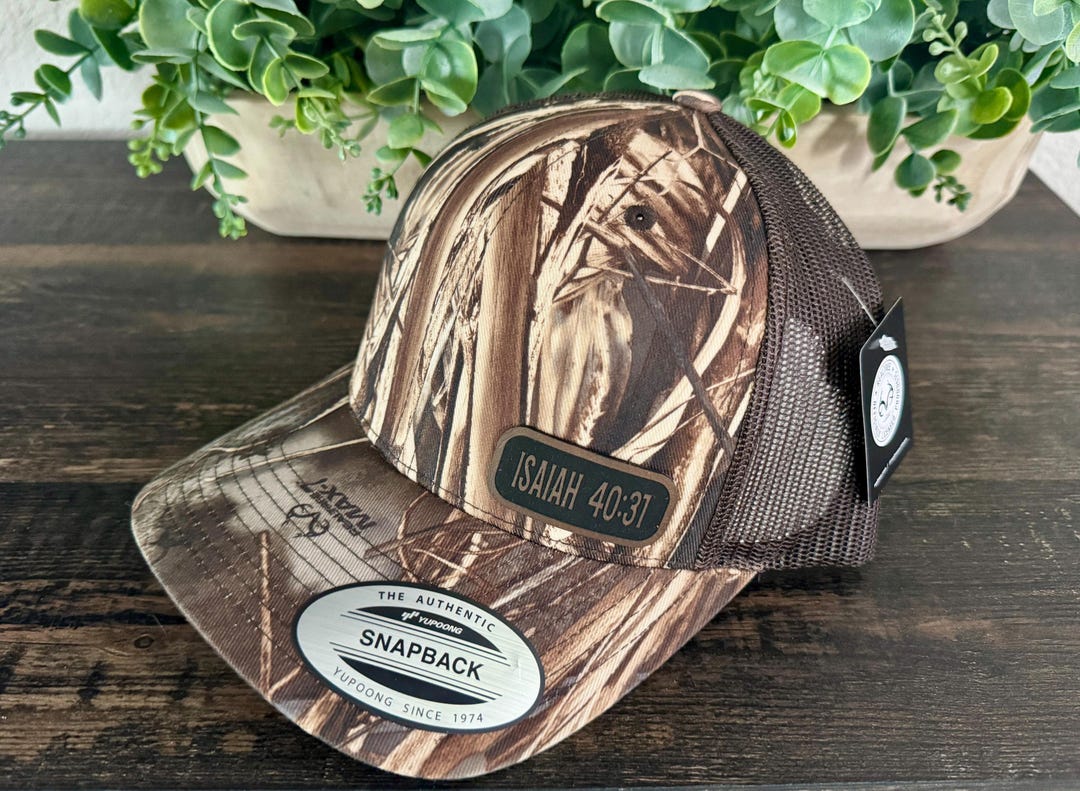 Isaiah 40:31 Trucker Hat – Bible Verse Snapback Cap, Christian Gift ...