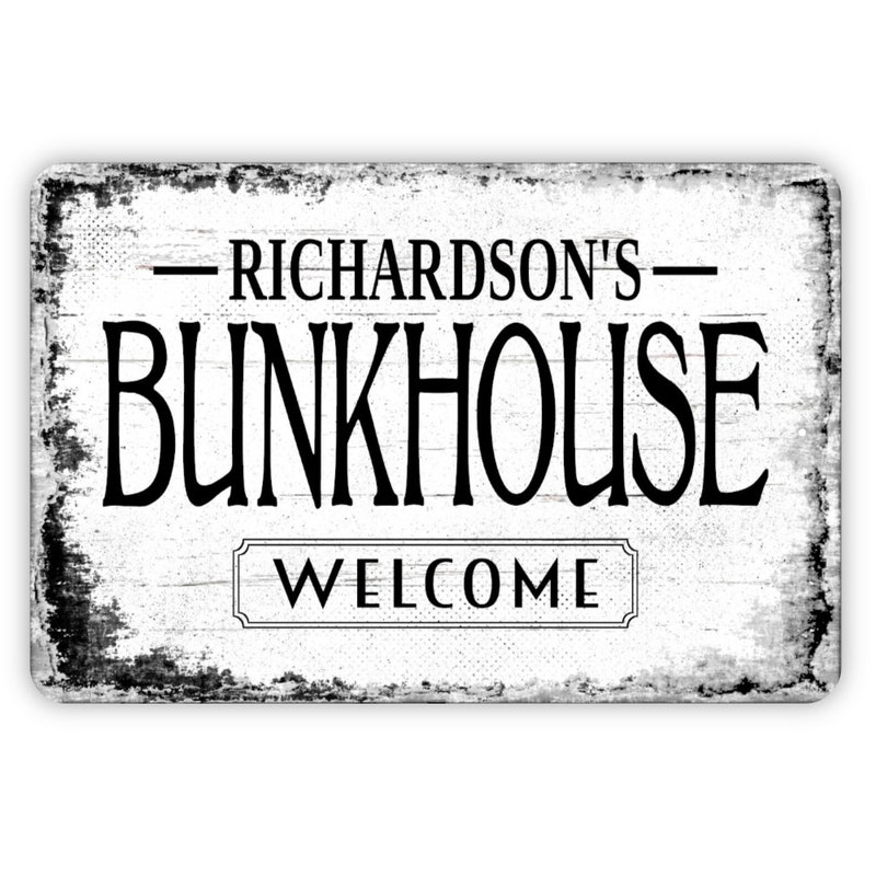 Bunkhouse Sign - Etsy