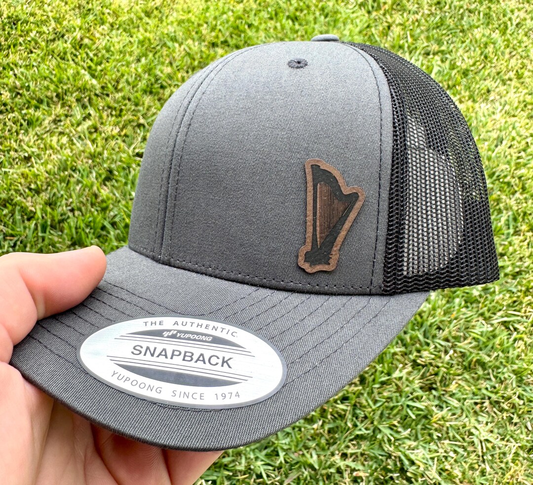 Harp Hat, Musician Hat, Orchestra Hat, Music Player Snapback Trucker ...