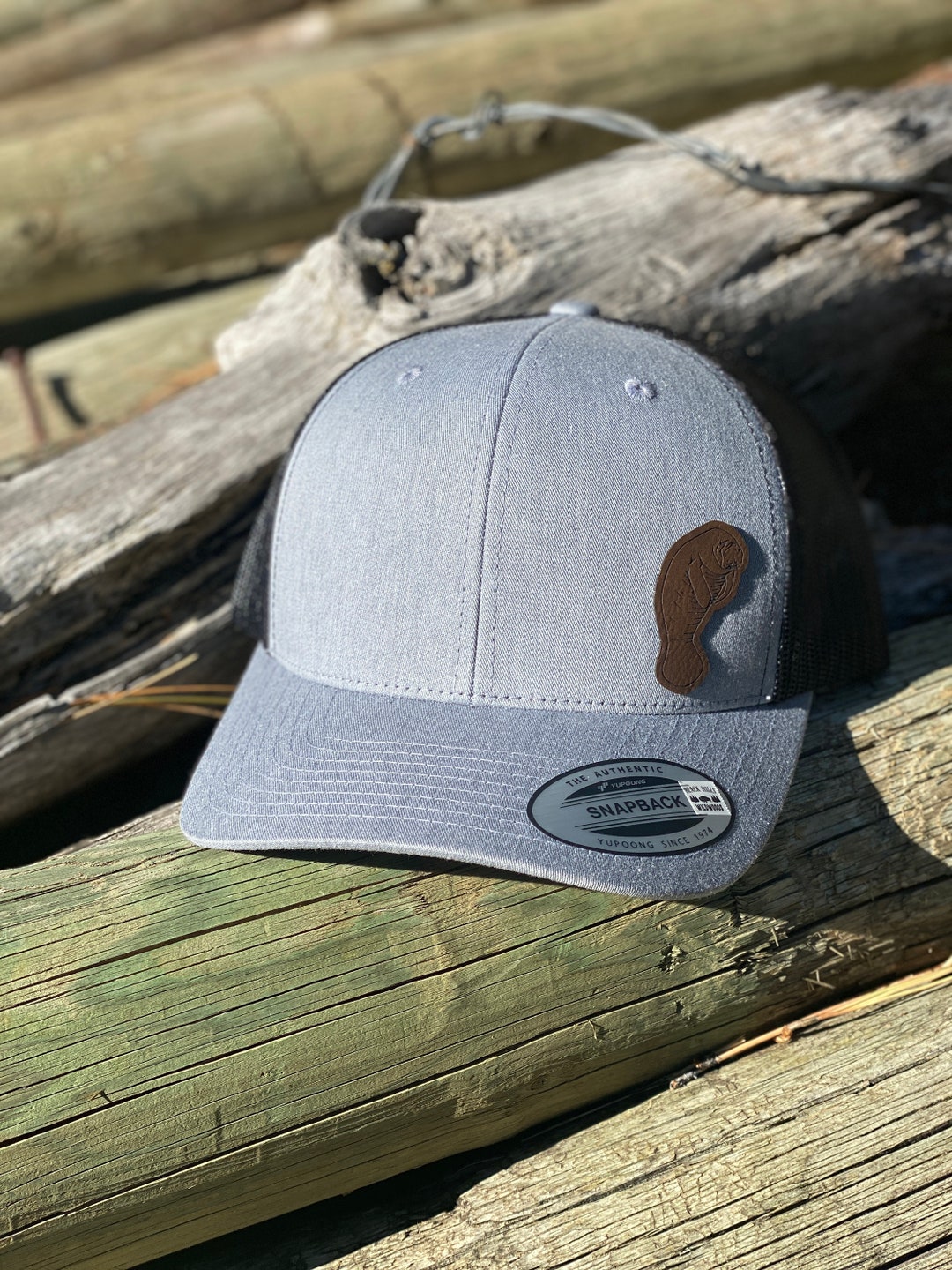 Manatee Hat, Ocean Sea Beach Hat, Gift for Dad, Fish Animal Hat ...