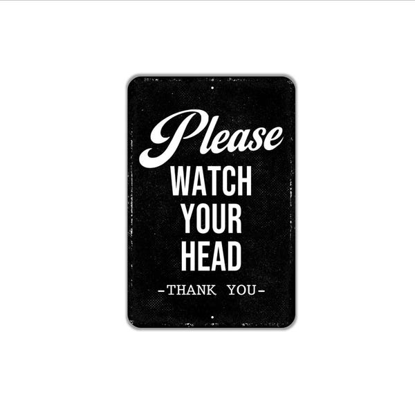 Watch Your Head Sign - Etsy