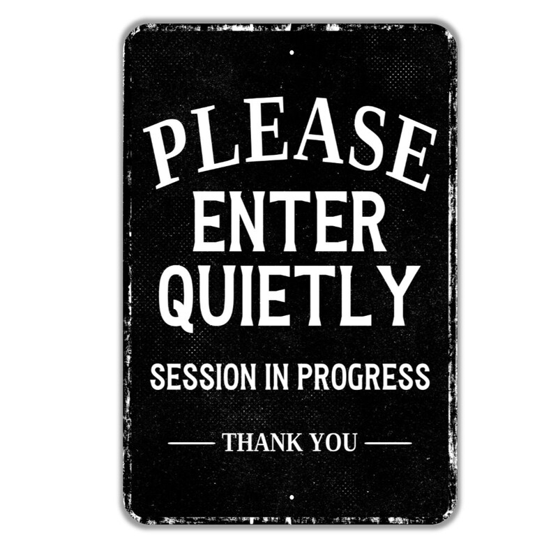 Quiet Please Sign - Etsy