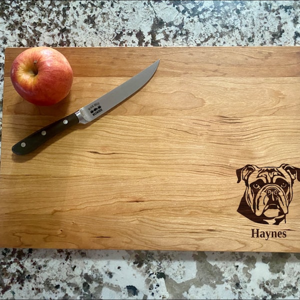 English Bulldog Charcuterie Board - Etsy
