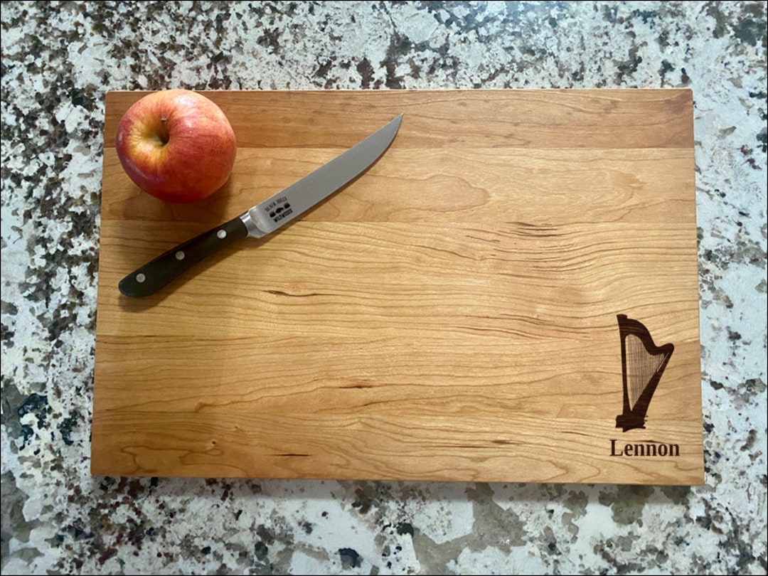Harp Cutting Board | Harp Player Charcuterie Board | Custom Serving ...