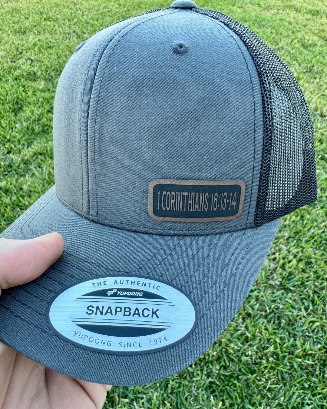 1 Corinthians 16:13-14 Bible Verse Hat, Christian You Choose Text ...