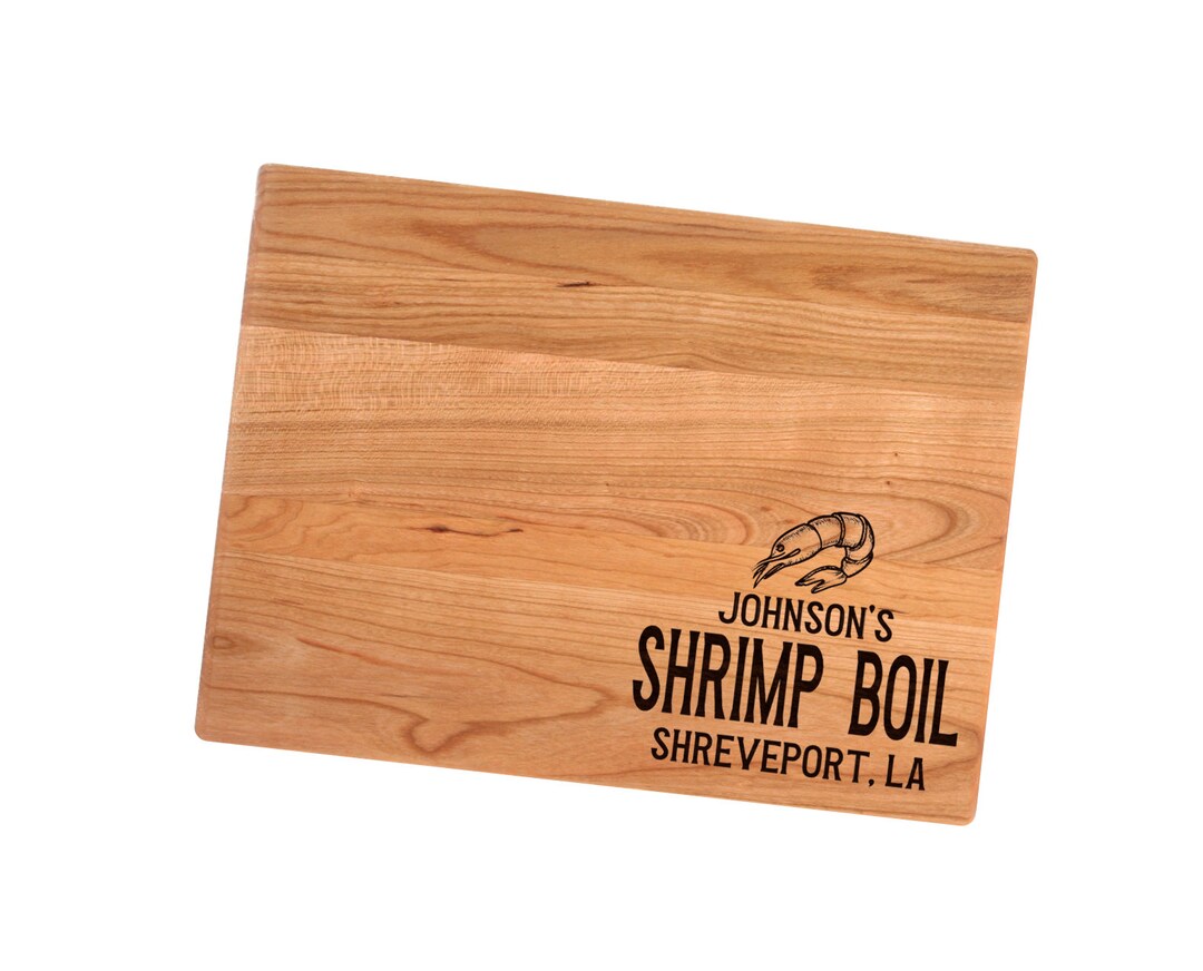 Personalized Shrimp Boil Cutting Board | Seafood Charcuterie Board ...