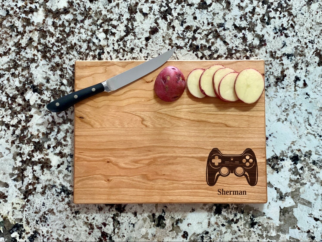 Game Controller Cutting Board | Video Games Charcuterie Board | Custom ...