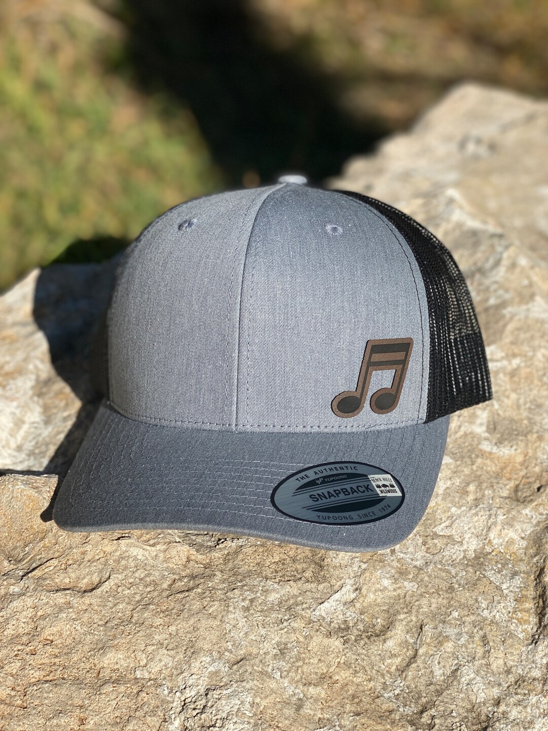 Music Note Hat, Musician Bandmate, Band Member Hat, Snapback Trucker ...