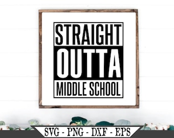 Middle School Svg - Etsy