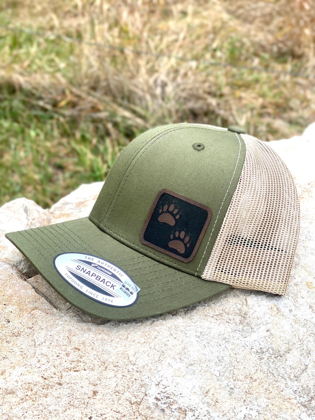 Bear Claw Paw Hat, Grizzly Bear Hat, Wildlife Hat, Hunter Hat, Snapback ...