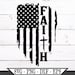 Distressed American Flag SVG Faith SVG Christian SVG - Etsy Canada