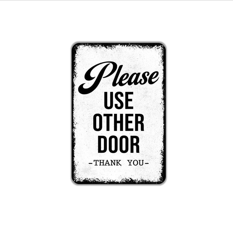 Please Use This Door Sign - Etsy