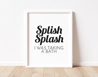 Splish Splash I Was - Etsy