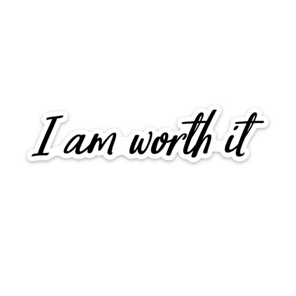 I Am Worth It - Etsy