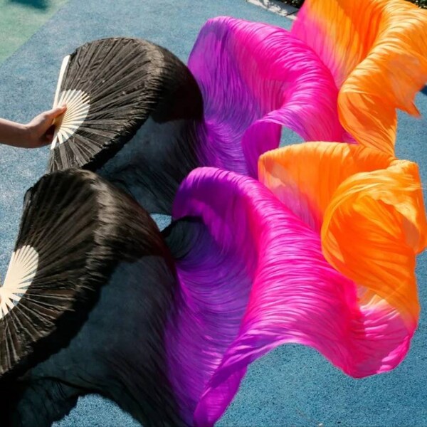 Silk Fan Veils - Etsy