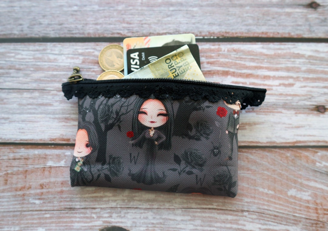 Addams Family Change Purse, Wednesday Coins Bag, Mini Coins Purse ...
