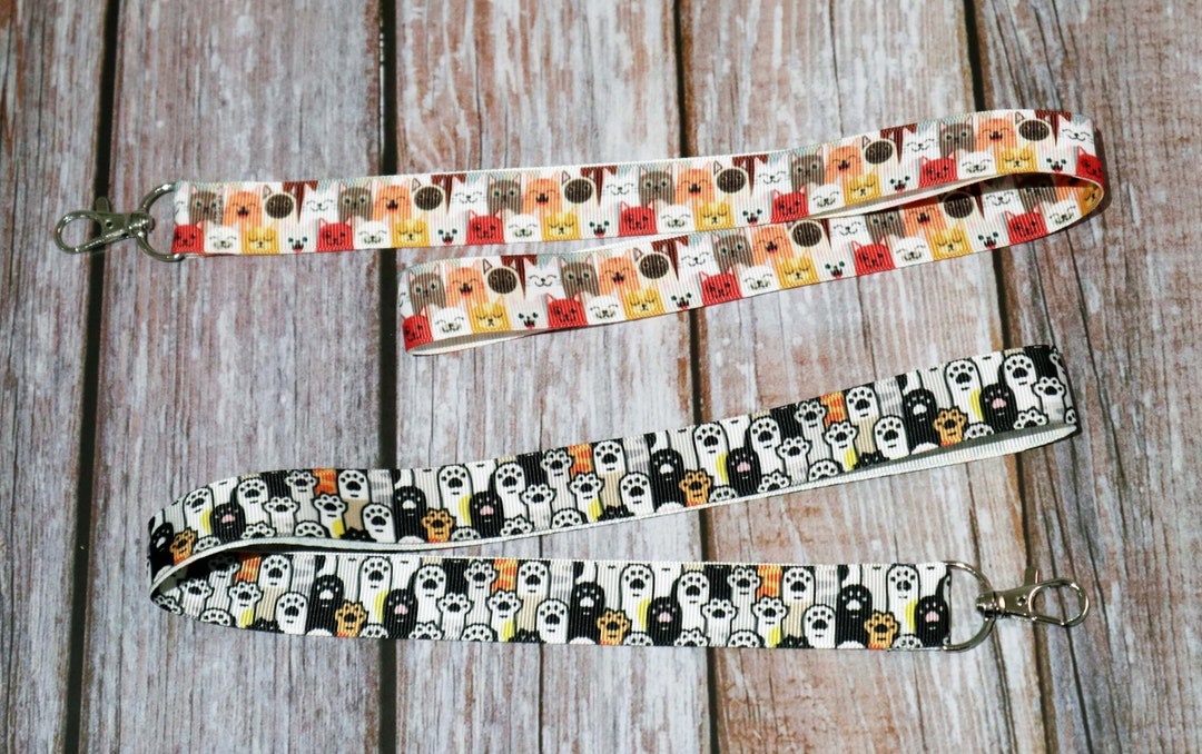 Kitty Paw Lanyard Cute Cats Line Kawaii Cord/mother Day Gift - Etsy