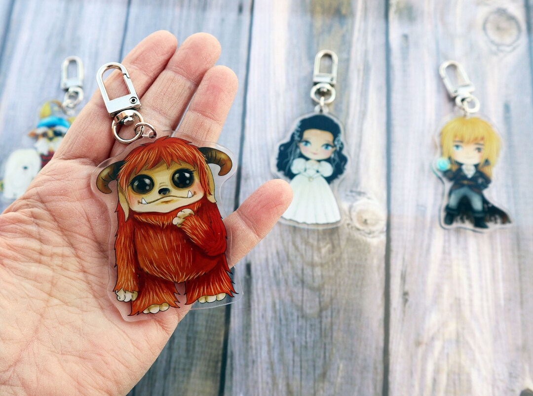 Labyrinth Acrylic Keychains Kawaii, Bowie Cute Charm. Little Gift ...