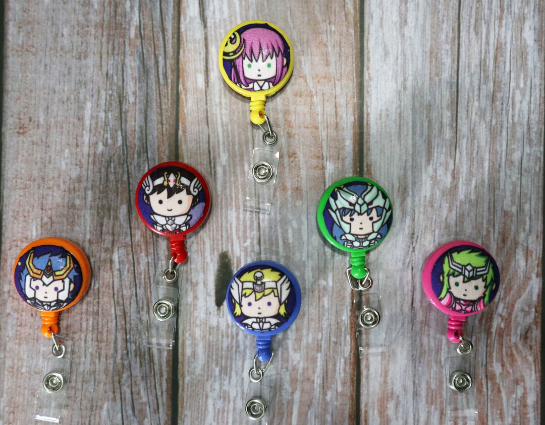 Knights of the Zodiac Retractable Badge Reel-saint Seiya Athena Shiryu ...