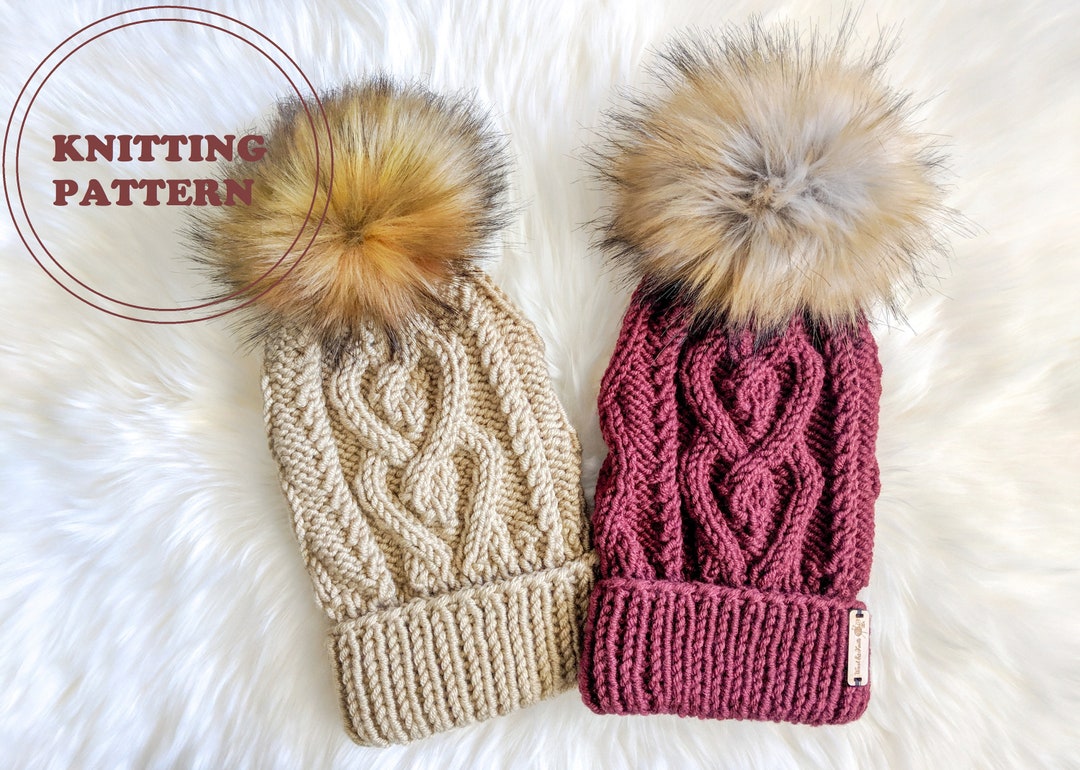 PATTERN - the Bloomingdale Beanie - DIGITAL DOWNLOAD, Knitted Beanie ...